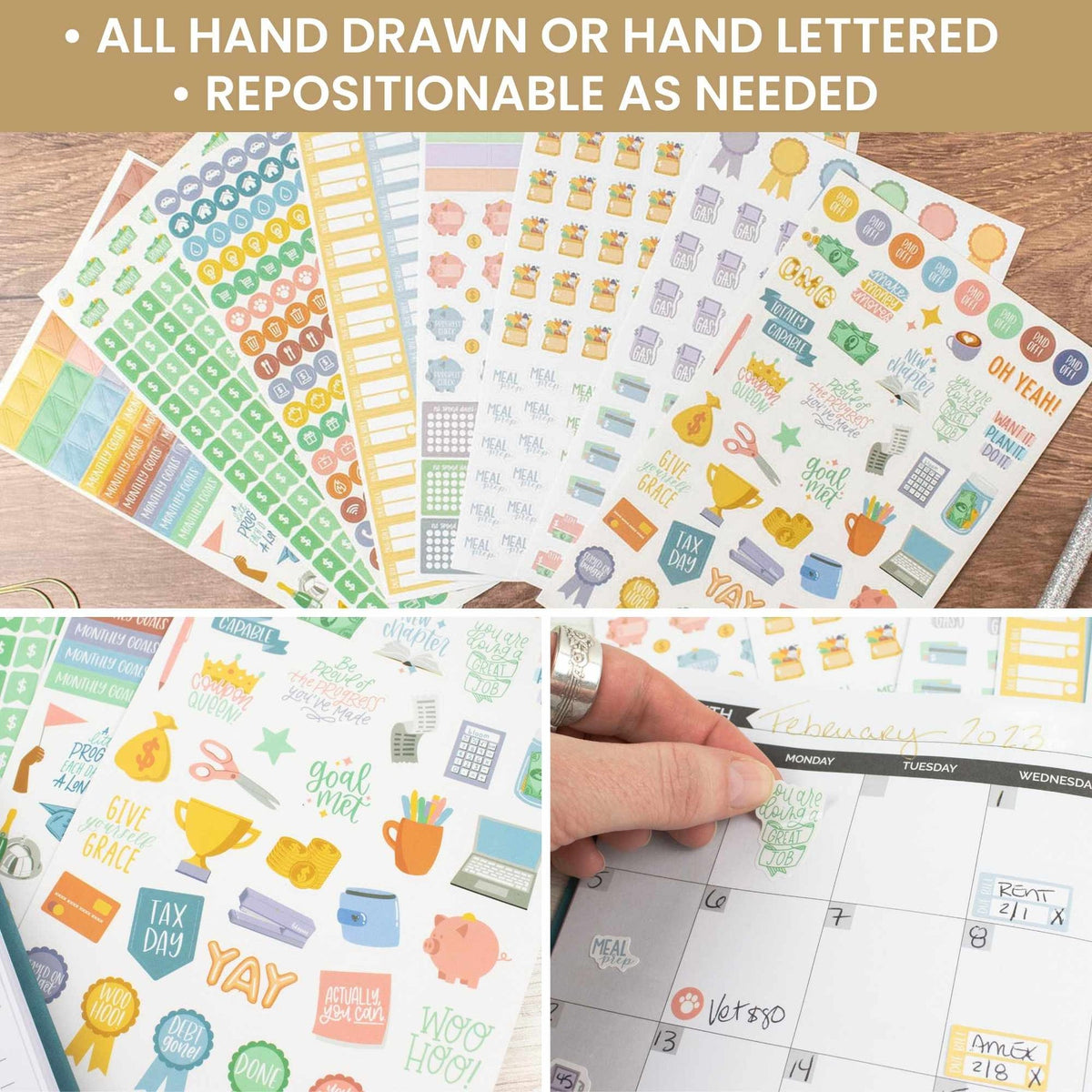 Budgeting Planner Sticker Pack – Paper Sisters