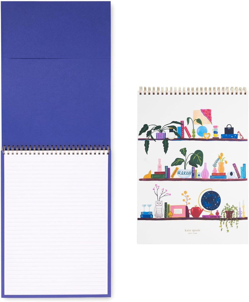 kate spade new york, Charmed Library, Top Spiral Notebook – Paper Sisters