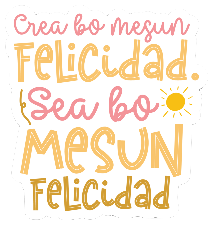 Crea Bo Mesun Felicidad Sticker – Paper Sisters